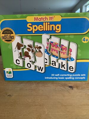 New Match It! SPELLING Puzzle Game for ages 4 and up | eBay
