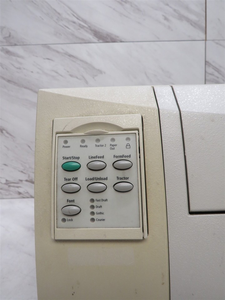 Lexmark 2480-100 Forms Printer Parallel/USB Dot Matrix Printer W/ Power ...