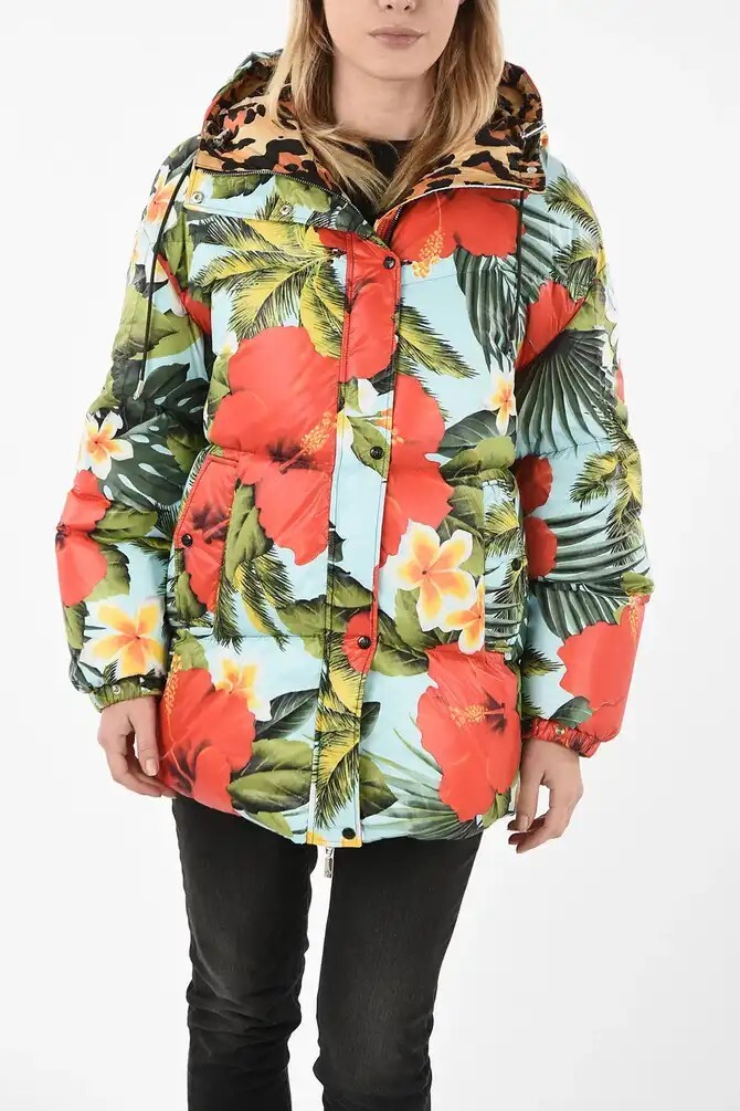 MONCLER Genius 0 Richard Quinn floral hooded puffer down MONCLER Genius 0 Richard Quinn floral hooded puffer down