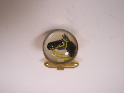 Horse Head Animal SINGLE Vintage Cuff Link replacement lost/broken ze60 ...