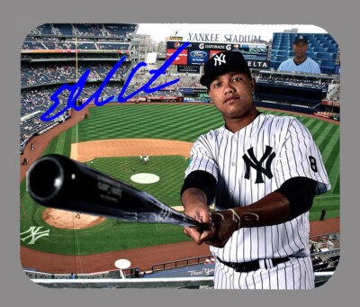 Starlin Castro New York Yankees Facsimile Autographed Mouse Pad Item ...