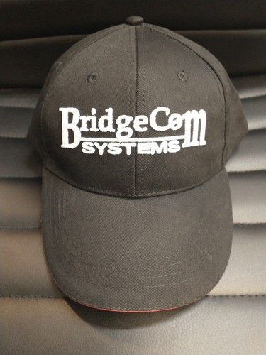 BridgeCom Systems Amateur Ham Radio Adjustable Hat/Cap Black/Red/White ...