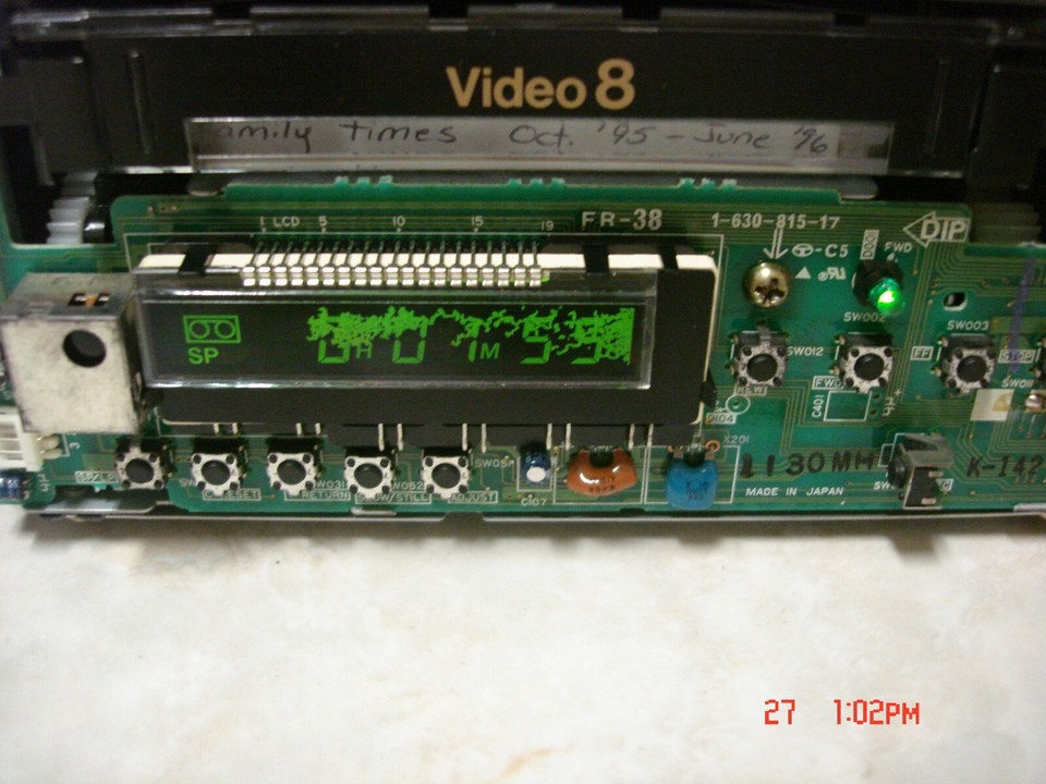 SONY EV-C3 NTSC Analog Video8 8mm Video 8 HiFi Player Recorder VCR Deck ...