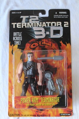 VINTAGE 1997 POWER ARM TERMINATOR 2 Battle Across Time 3-D FIGURE ...