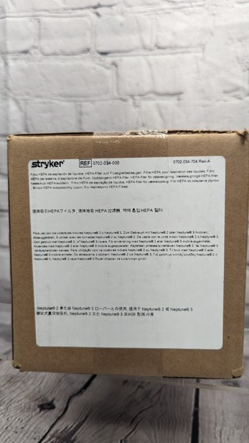 Stryker 0702-034-000 Fluid Suction HEPA Filter Neptune 2 Rover for sale ...