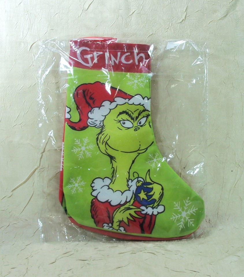 Dr Seuss How The Grinch Stole Christmas Two 10" Smaller Christmas ...