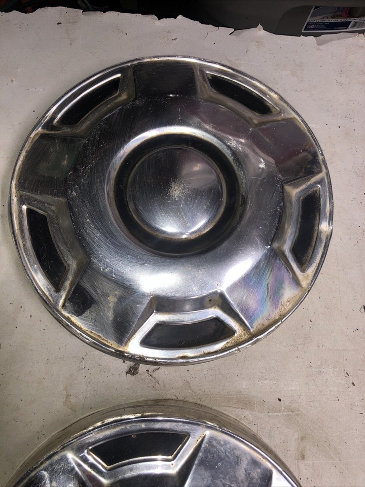 Set of 4 76-91 Ford E150 E100 F150 F100 1/2 Ton Truck Dog Dish HUB CAPS 10 1/2" | eBay