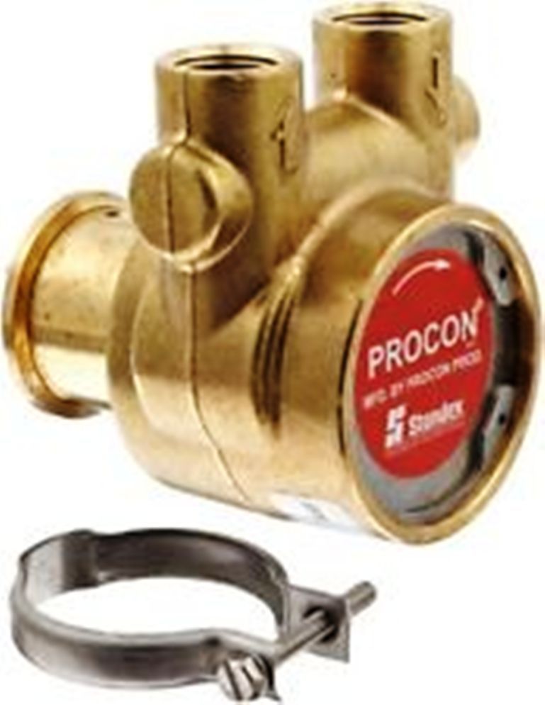Procon Pump Model 114A330F11XX Brass 1/2" NPT Ports Carbonator 330 GPH ...