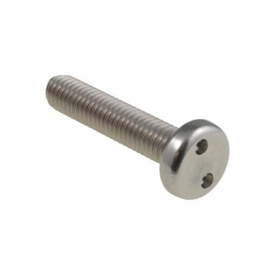 Qty 500 Pan Head Eye Drive M4 (4mm) x 10mm Stainless Snake Eye Security ...