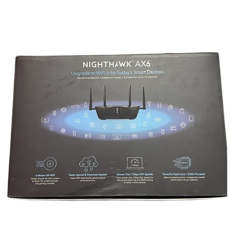 NETGEAR NIGHTHAWK AX5400 WiFi 6 Router Model RAX54 | eBay