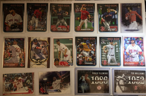 Baseball Card Team Lot - Red Sox (23 Cards, 7 Hits) | eBay