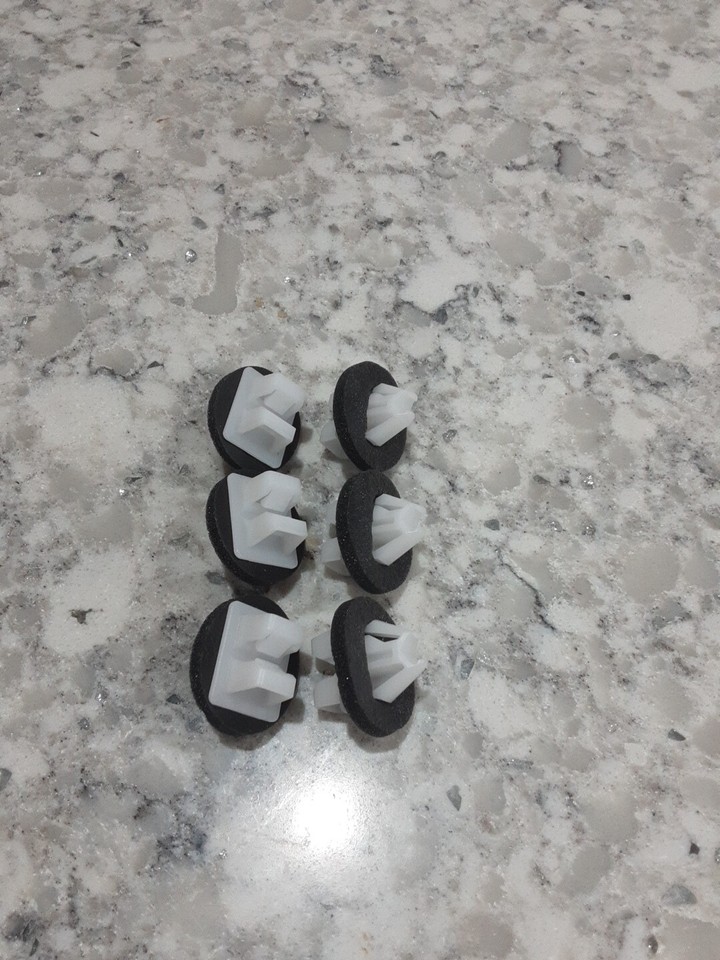 6 OEM BUMPER SIDE EXTENSION CLIPS! LINCOLN AVIATOR & FORD ESCAPE ...