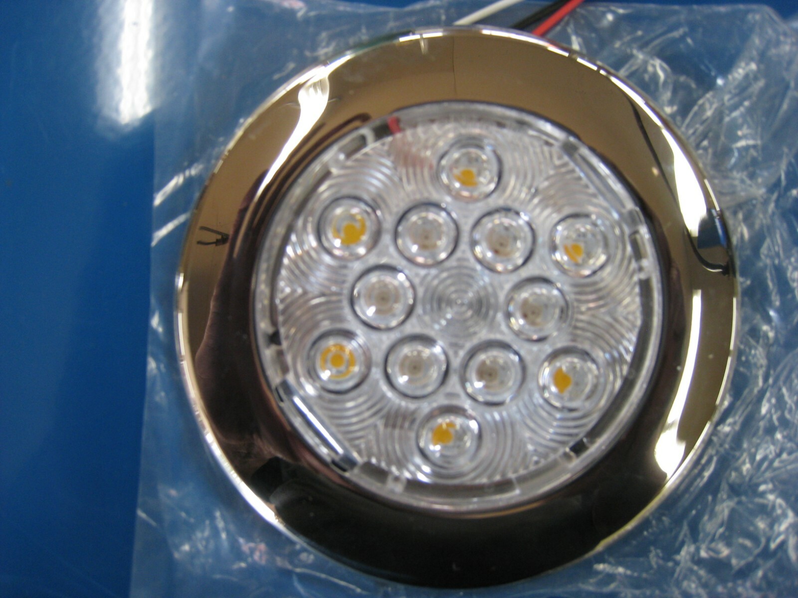 TecNiq E06 Silho-X Area 4" Red/ White SS Trim Ring LED Interior Area Light | eBay