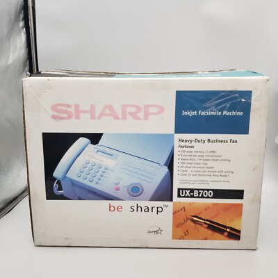 Sharp UX-B700 Large-Capacity Business Inkjet Fax Machine Facsimile ...
