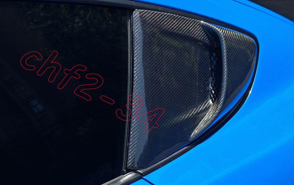 For Porsche 981 718 Cayman Real Carbon GT4 RS style Rear Window Louver ...