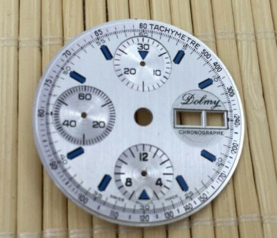 Dolmy watch dial NOS for ETA Valjoux 7750 swiss made movement 30mm - 15 ...