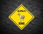 *Aluminum* Alpaca Crossing Funny Metal Novelty Sign 12"x12" | eBay