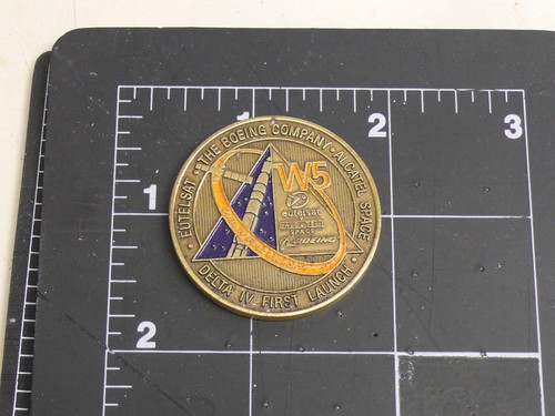 Boeing Delta IV First Launch Eutelsat W5 Satellite Challenge Coin ...