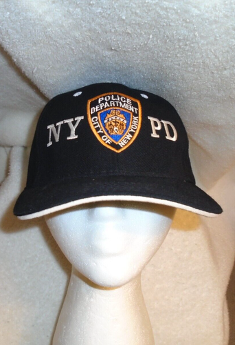 NYPD baseball hat, black, hook and loop adjustable | eBay