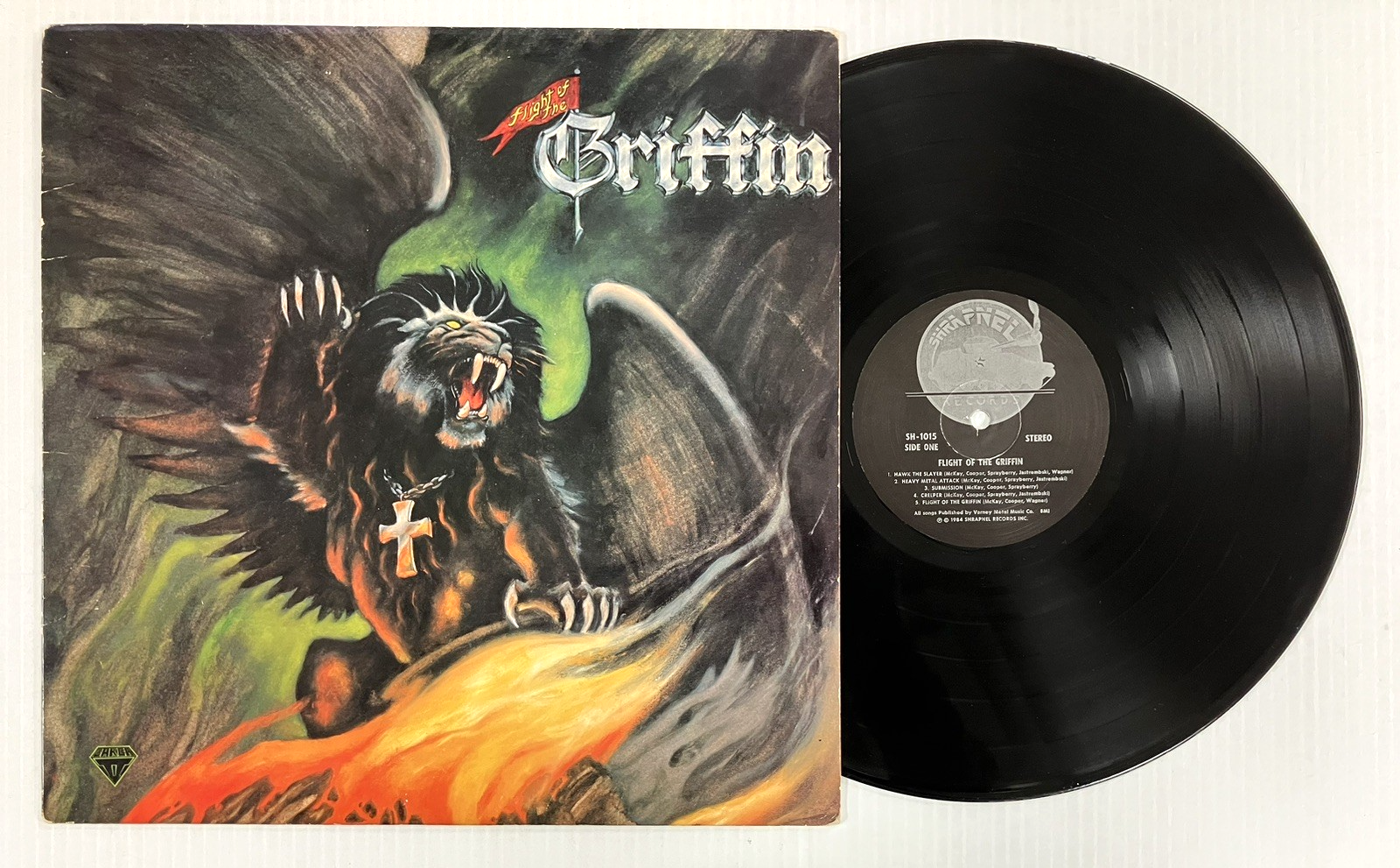 GRIFFIN Flight Of The Griffin 1984 SHRAPNEL Records LP EXCELLENT VINYL ...