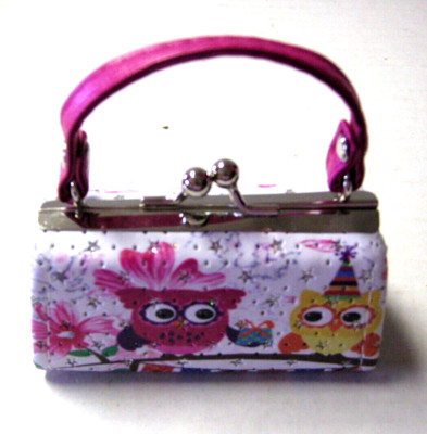 Mini Purse By Tic.Tok, Celebrating 2 Owls, Multicolor, 3.75", Brand New ...