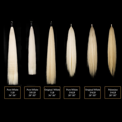 Y.J TAILS Real Horsehair Horse False Tail Wig Tail Extensions Hunter ...