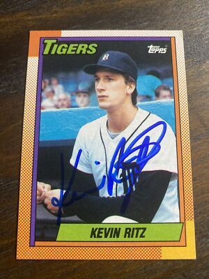 Kevin Ritz Signed Autographed Auto Baseball Card Detroit Tigers 1990 ...