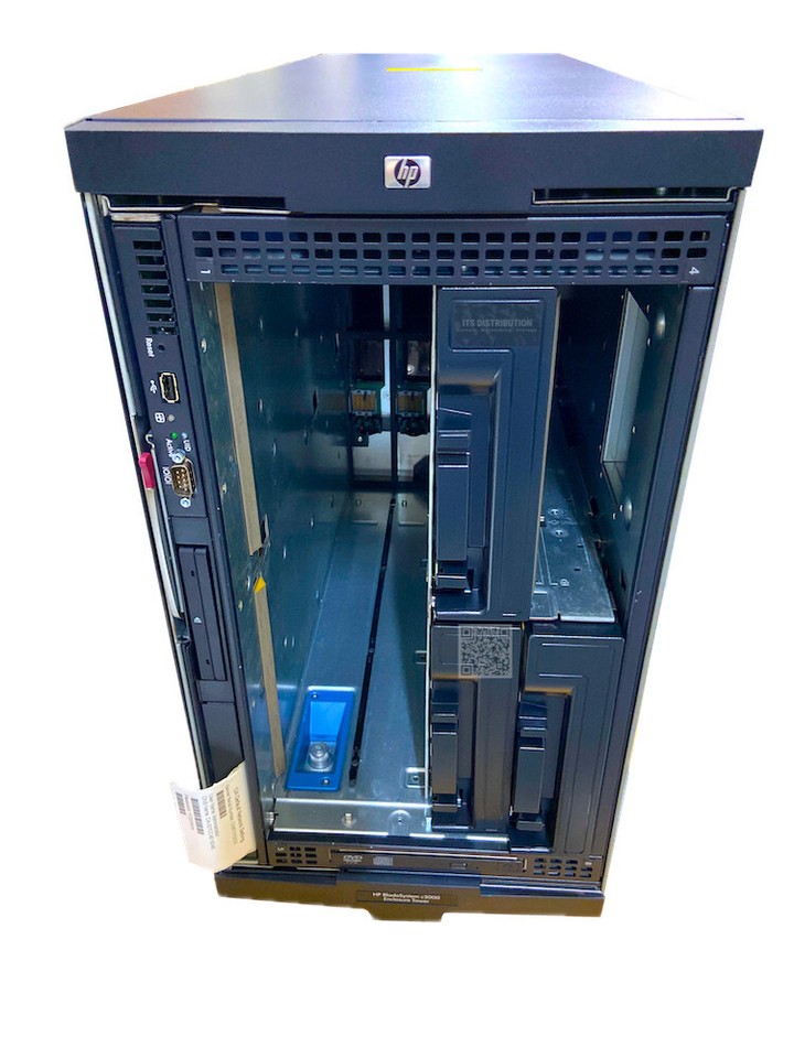 458033-B21 I HP c3000 Chassis 6U Rack-mountable 9 Bays 4 PSU 6 Fans ...