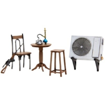 1/35 Die-casting Resin Model Kit Scene Office Furniture Air ...