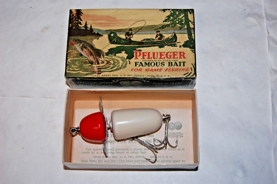 Pflueger - Vintage Pflueger White Red Head