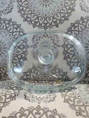 Pyrex Glass Replacement Lid DC-1.5C Corning Ware Oval French White ...