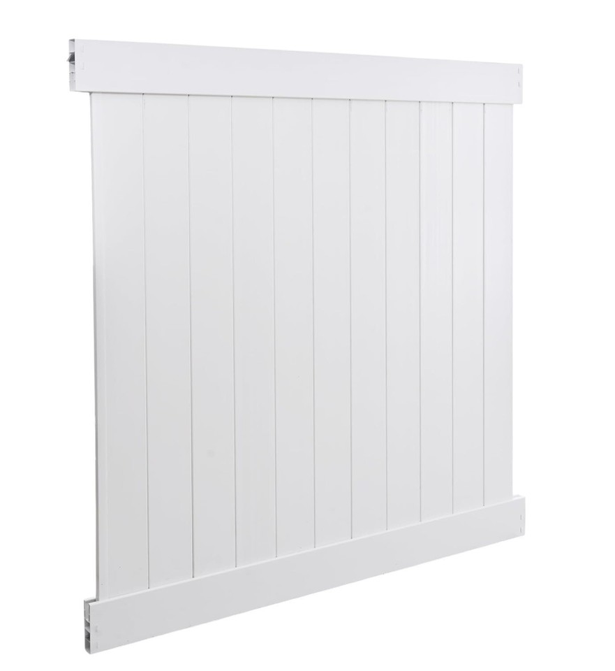 6ft Tall Vinyl Privacy Fence Panel | eBay