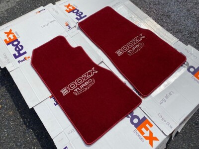 For Nissan 300 ZX Z31 3.0 Twin turbo Floor Mat Mats Carpet Burgundy ...
