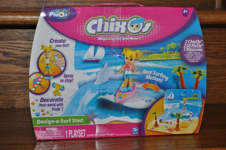 PixOs ChixOs Design-a-Surf Star Playset 2D 3D Designs Spin Master NEW ...