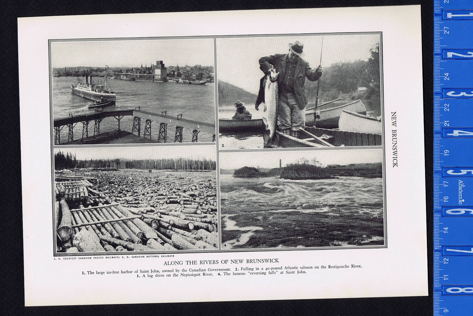 Along the Rivers of NEW BRUNSWICK: Restigouche & Nepissiquit - 1933 ...