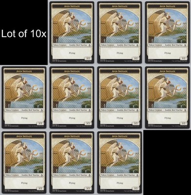 MTG (10) Aven Initiate Token - Amonkhet - AKH 3/25 -y57 | eBay