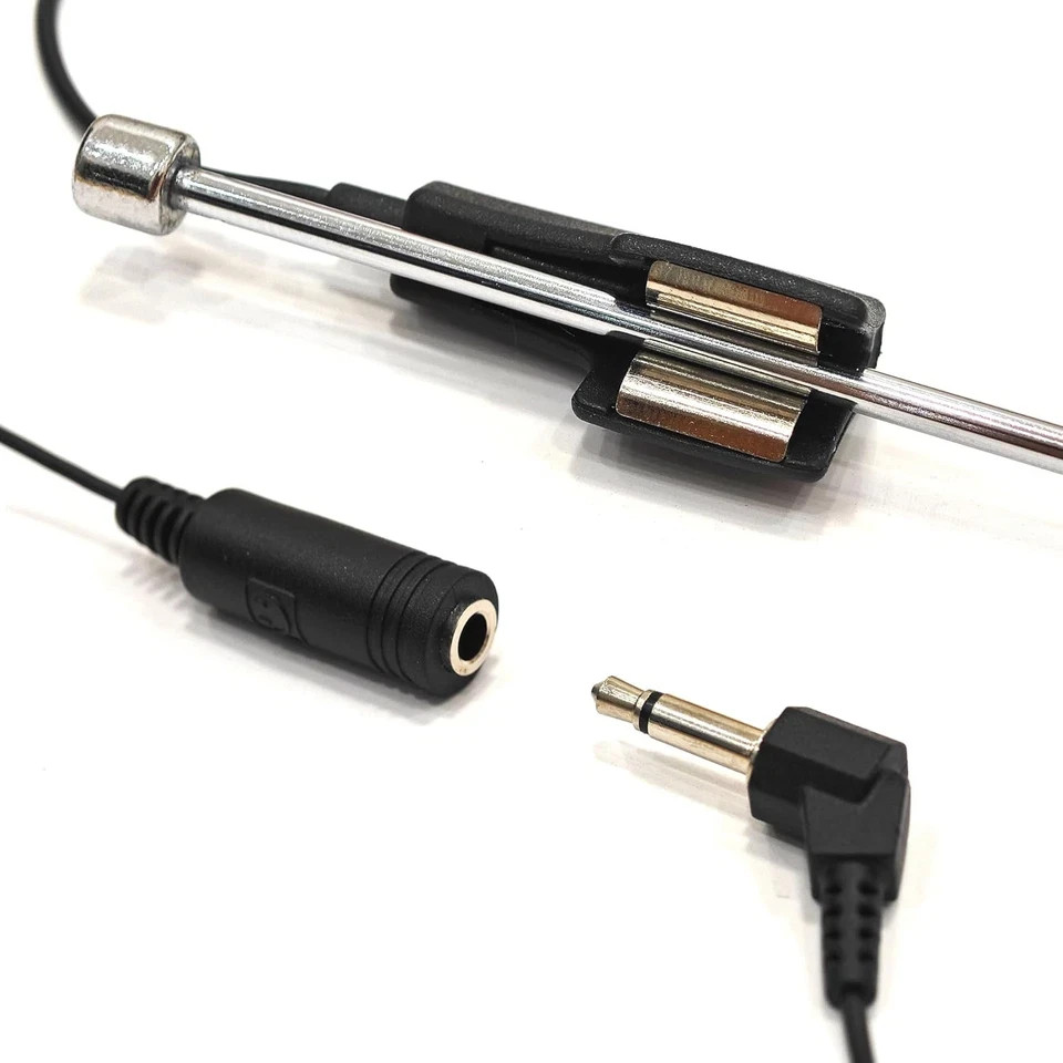 Shortwave FM Reel Antenna Telescopic External Enhance Radio Black | eBay