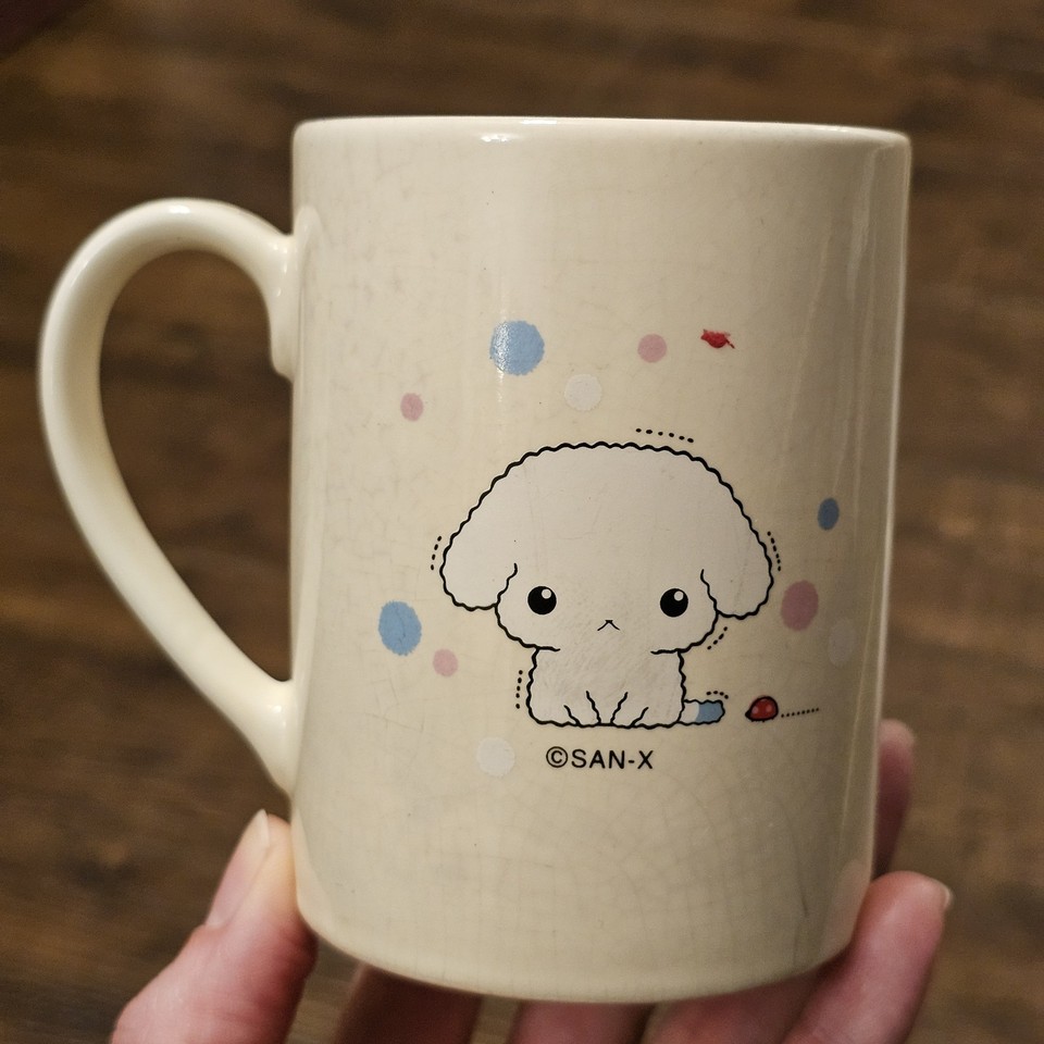 Vintage Buru Buru Dog Puppy Mug Cup San-X Sanrio Yappari Kyoumo ...