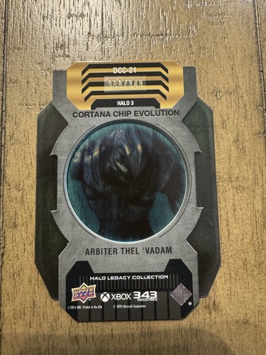 2025 Upper Deck Halo Legacy Cortana Chip Evolution Arbiter Thel Vadam ...