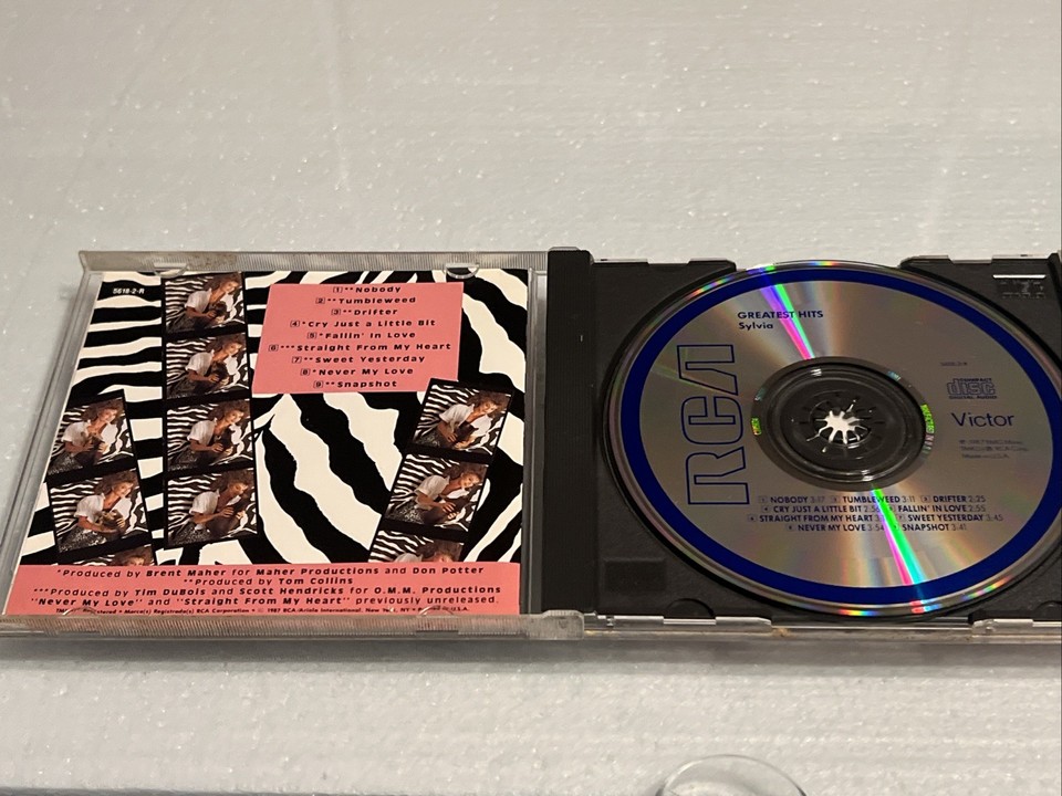 [NM!] Greatest Hits by Sylvia (Country) (CD, RCA/) HUTTON RARE OOP BEST ...
