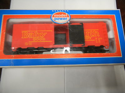 Model Power HO Scale Box Car: Baby Ruth FREE S/H 1220E | eBay
