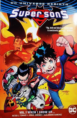 SUPER SONS SUPERBOY & ROBIN DC UNIVERSE REBIRTH TPB NEW-VOL 1 "WHEN I ...
