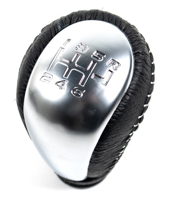 2004-2006 Pontiac GTO 6 Speed Manual T56 Shift Knob Gray Stitch ...