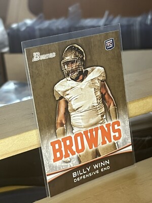 2012 Bowman Gold Cleveland Browns Football Card #175 Billy Winn | eBay