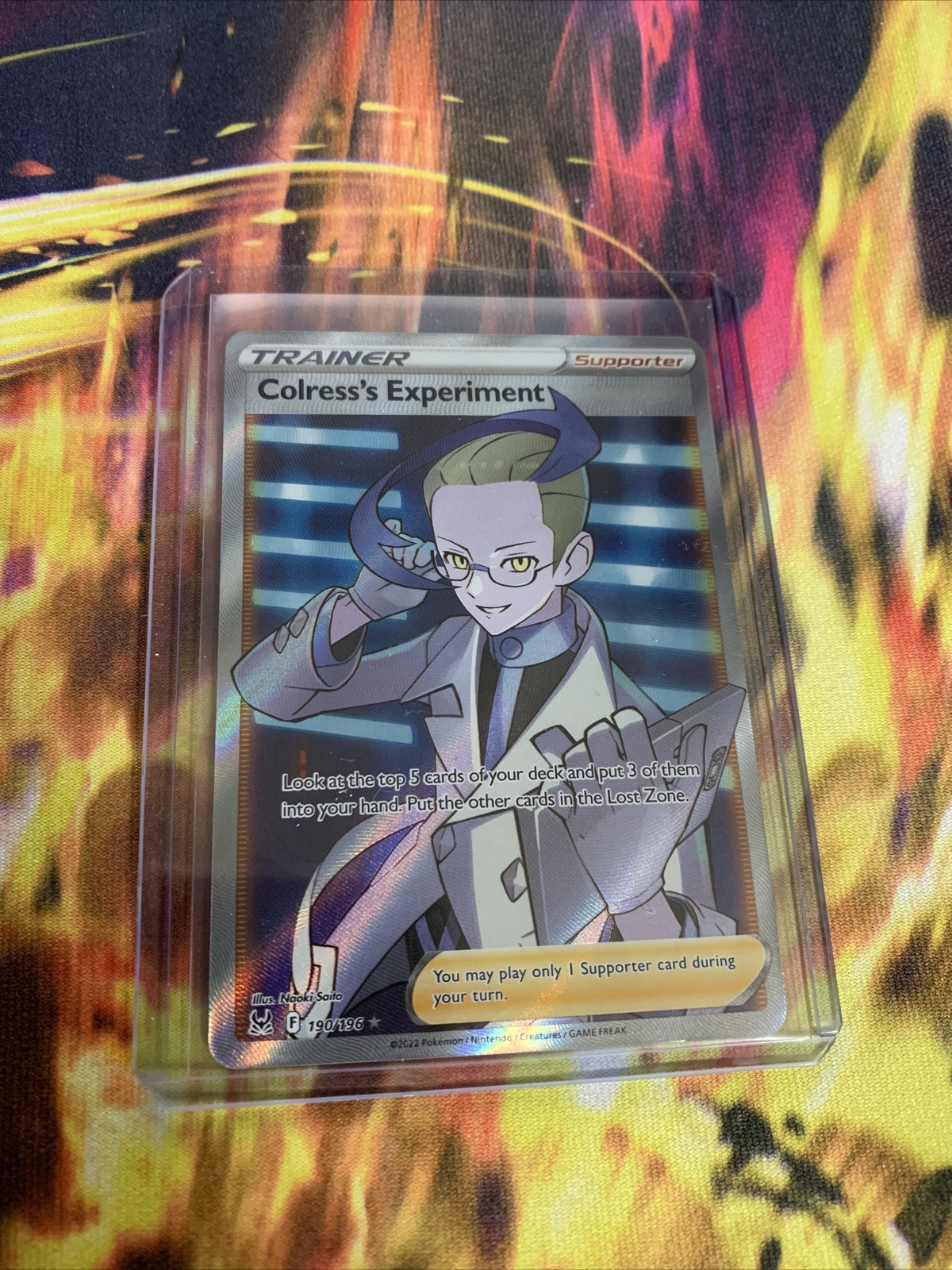 Pokémon TCG Colress's Experiment Sword & Shield - Lost Origin 190/196 ...
