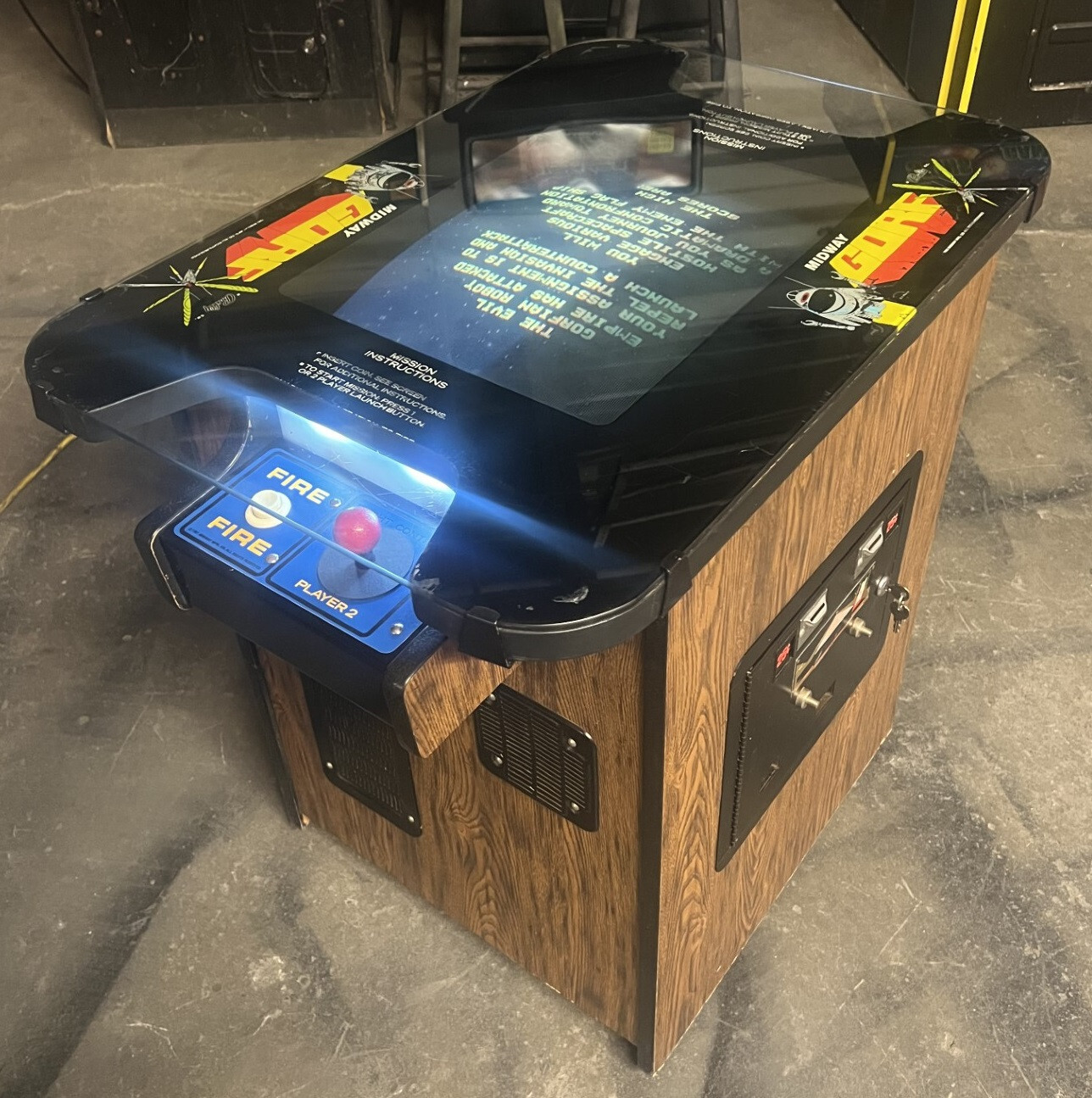 GORF Cocktail Table ARCADE MACHINE MIDWAY 1981 (Excellent) | eBay