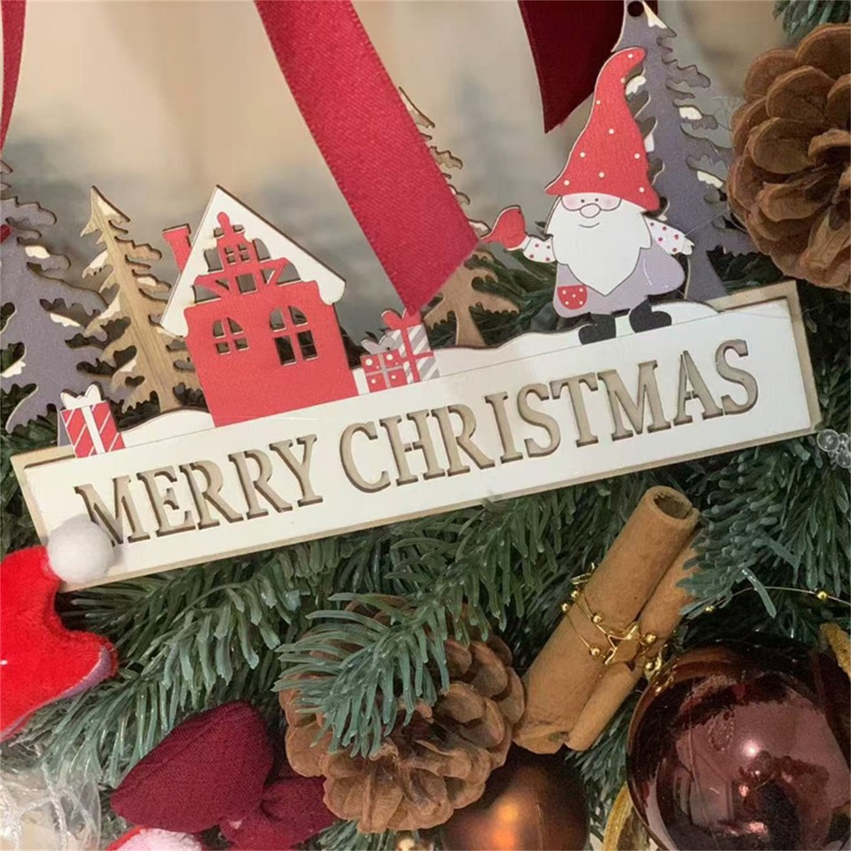 Light Luxury Garland Upside Down Tree Door Christmas Decorations Gifts ...