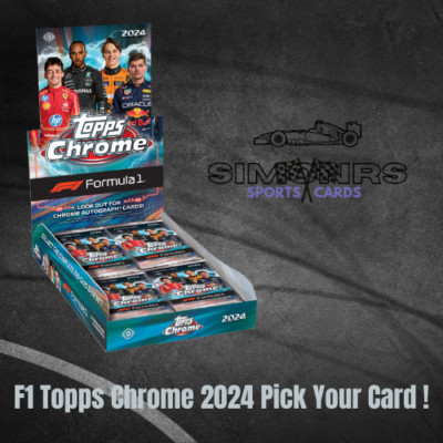 2024 Topps Chrome F1 Formula Pick your card Choose your card ! | eBay
