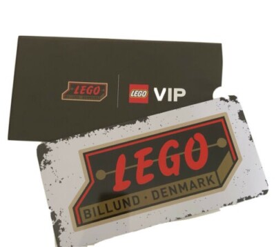 LEGO VIP Retro Tin Sign | 5007016 | Limited Edition Item BRAND NEW ...