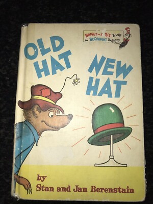 Vintage OLD HAT NEW HAT 1970 Book Children’s RARE School Reading School ...